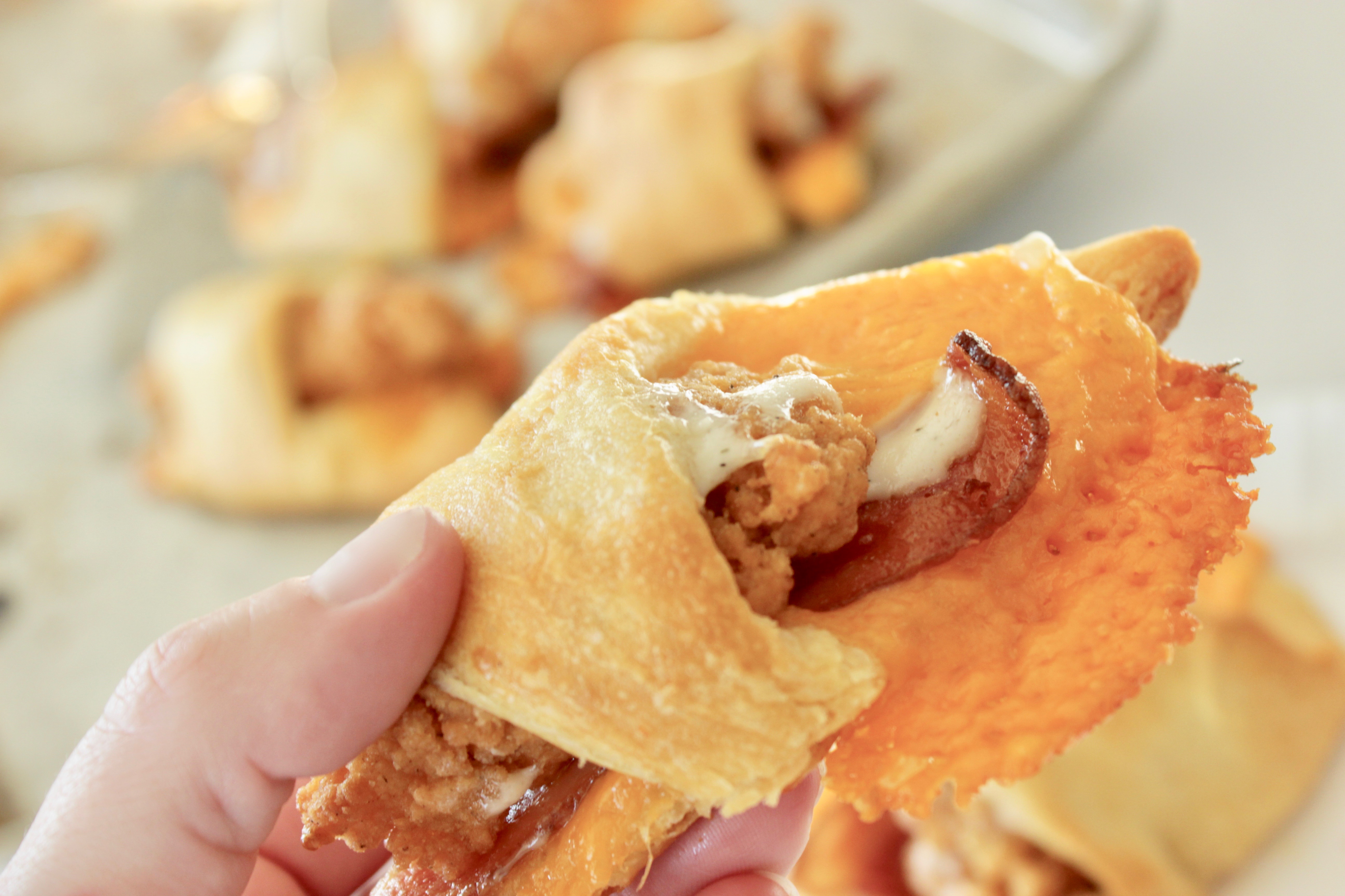 Crack Chicken Appetizer Chicken Finger Rollups